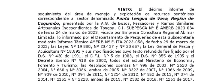R. EX. Nº E-2023-236 Aprueba 10° Seguimiento. (Publicado en Página Web ...
