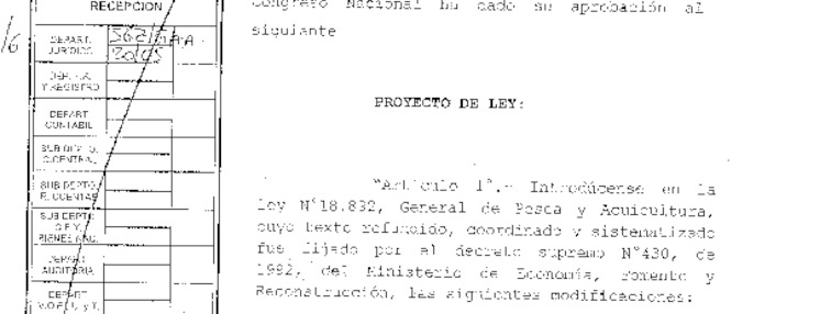 Ley N° 20.837 Establece Excepción para la Pesca Artesanal con Línea de ...